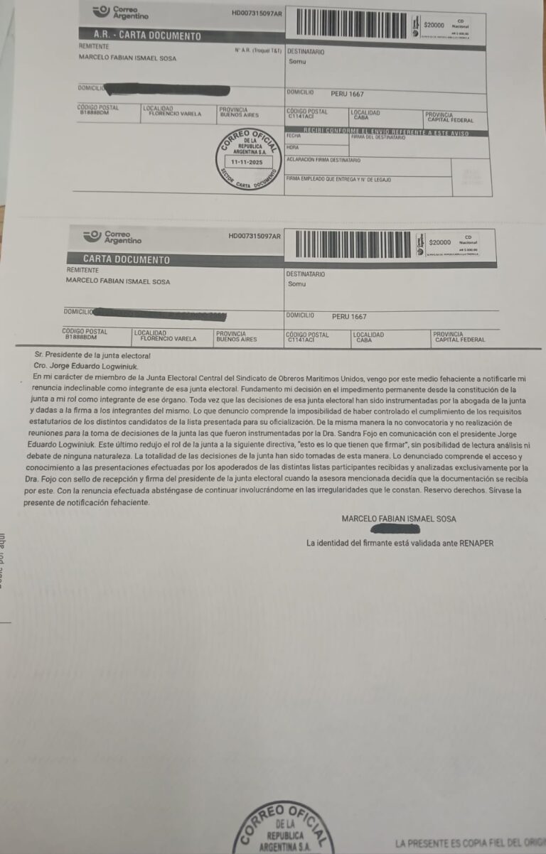 El SOMU no termina de tener paz antes de las elecciones y ahora ...