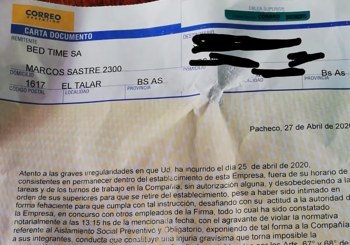 Introducir 44 Imagen Modelo De Carta Documento De Despido Abzlocal Mx